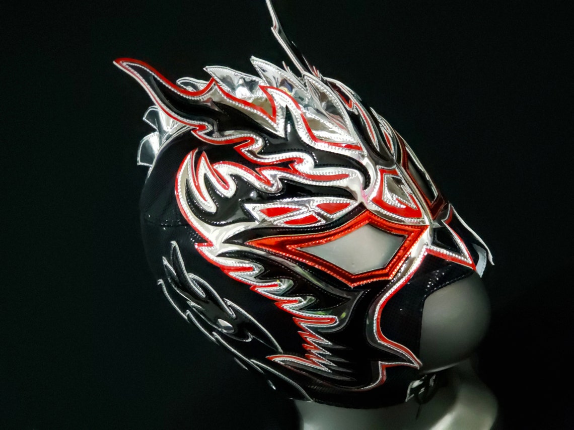 Ultimo Dragon Wrestling Mask Luchador Costume Wrestler Lucha | Etsy