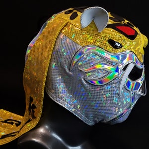 Hand Made KING TIGER MASK Wrestling Mask Luchador Costume Wrestler ...