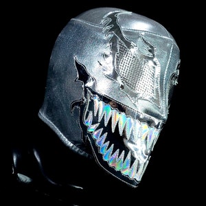 Hand Made VENOM MASK Wrestling Mask Luchador Costume Wrestler Lucha ...