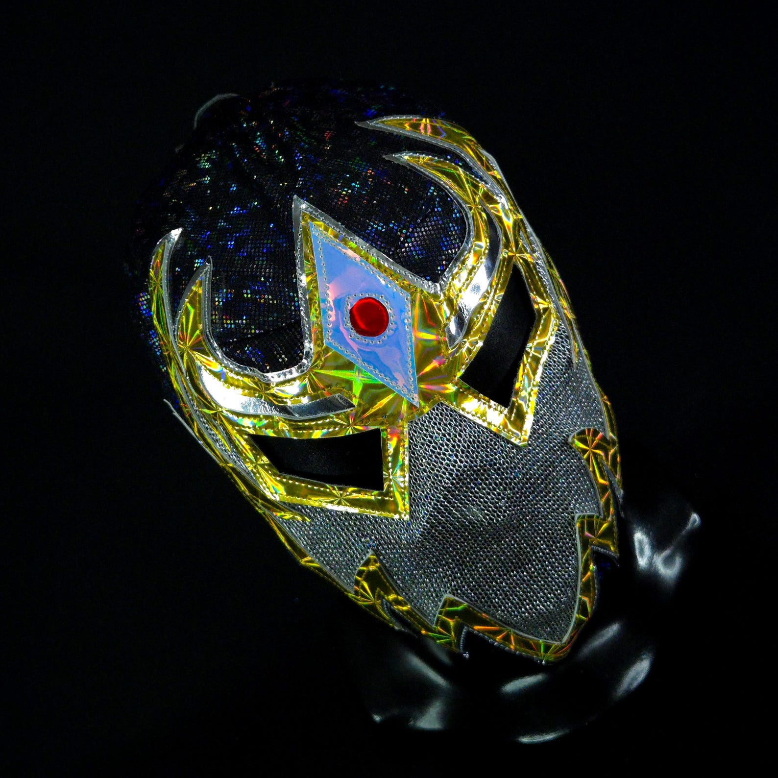 Hand Made NINJA Wrestling Mask Luchador Costume Wrestler Lucha Libre ...