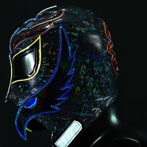 NEON MASK Wrestling Mask Luchador Costume Wrestler Lucha Libre Mexican ...