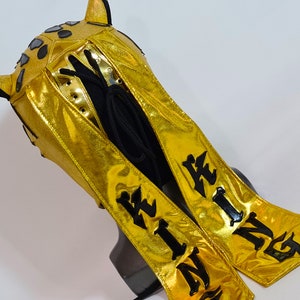 Hand Made KING TIGER MASK Wrestling Mask Luchador Costume Wrestler ...