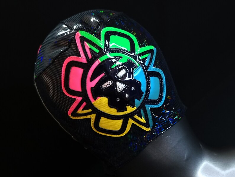 NEON Wrestling Mask Luchador Costume Wrestler Lucha Libre - Etsy
