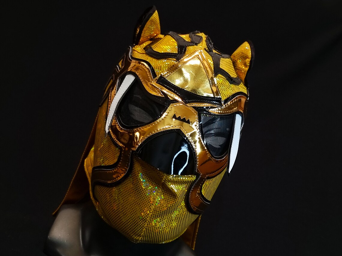 KING Tiger Mask Wrestling Mask Luchador Costume Wrestler Lucha - Etsy