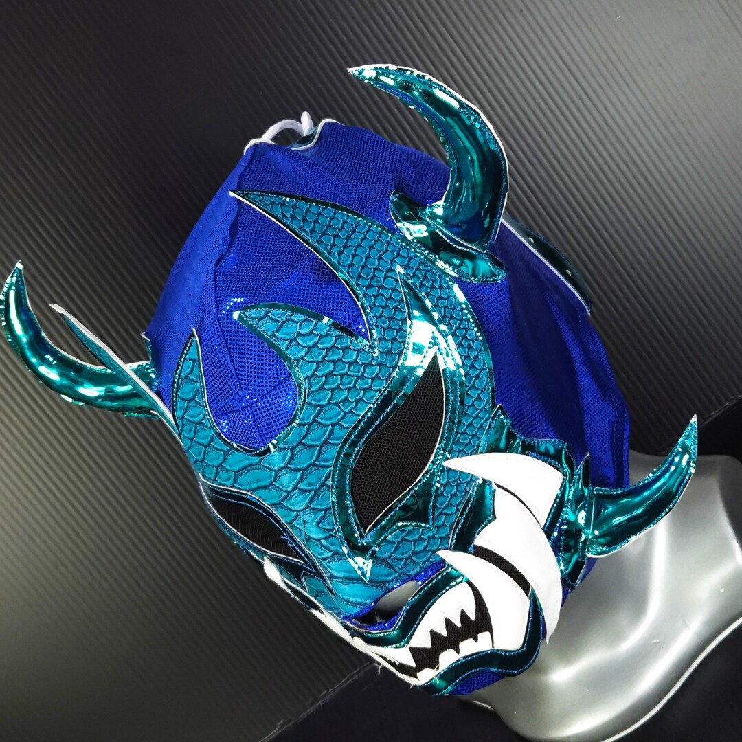 Hand Made DEMON MASK Wrestling Mask Luchador Costume Wrestler Lucha ...