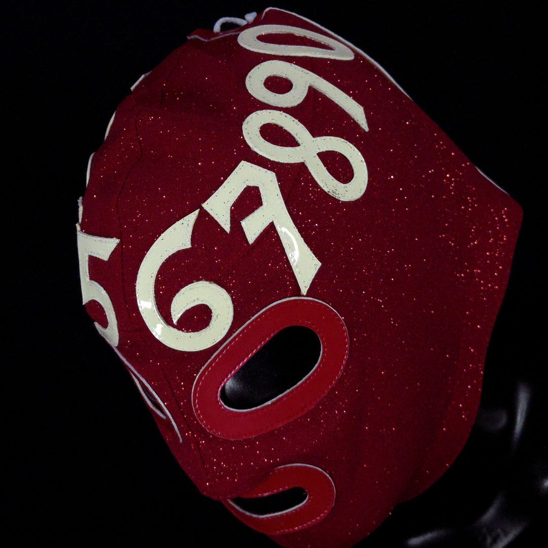 MATEMATICO MASK Wrestling Mask Luchador Costume Wrestler Lucha Libre ...