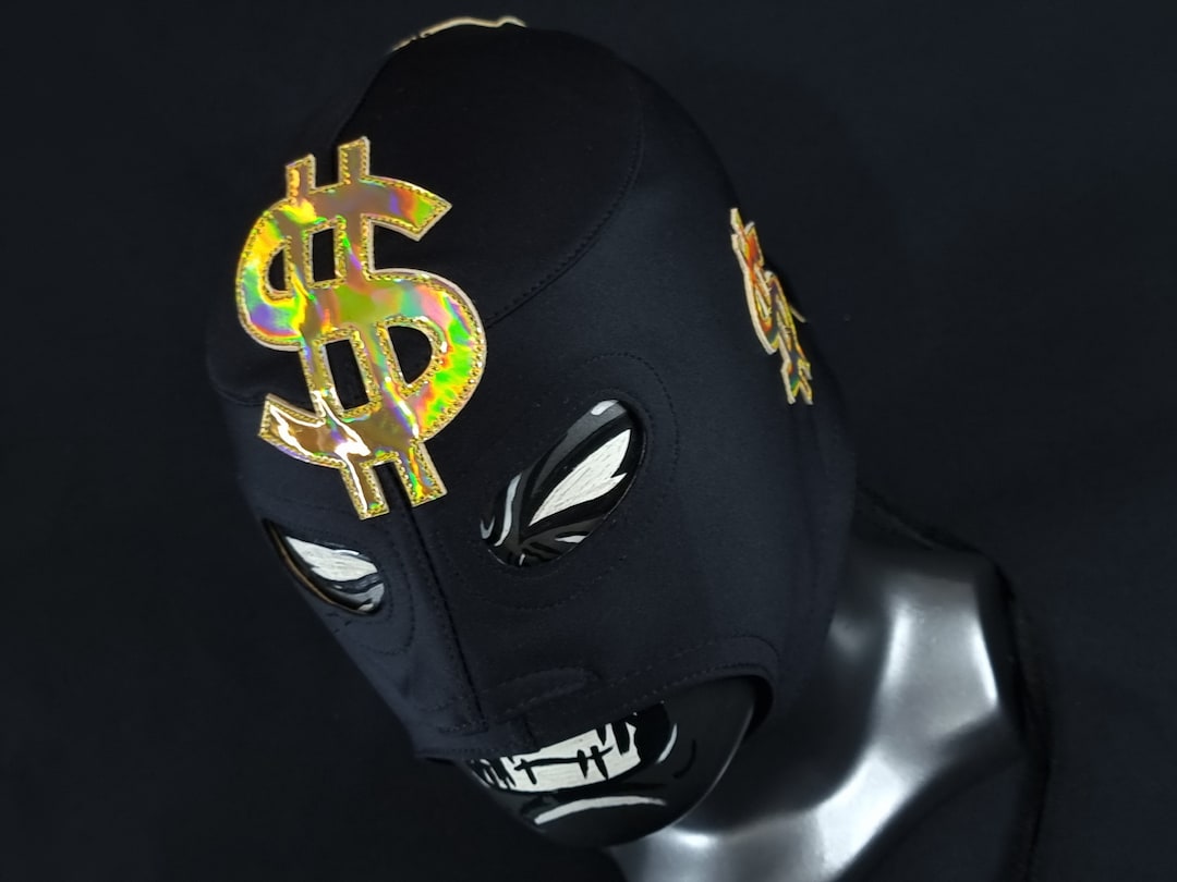 Money DOLLAR Mask Wrestling Mask Luchador Costume Wrestler Lucha Libre ...