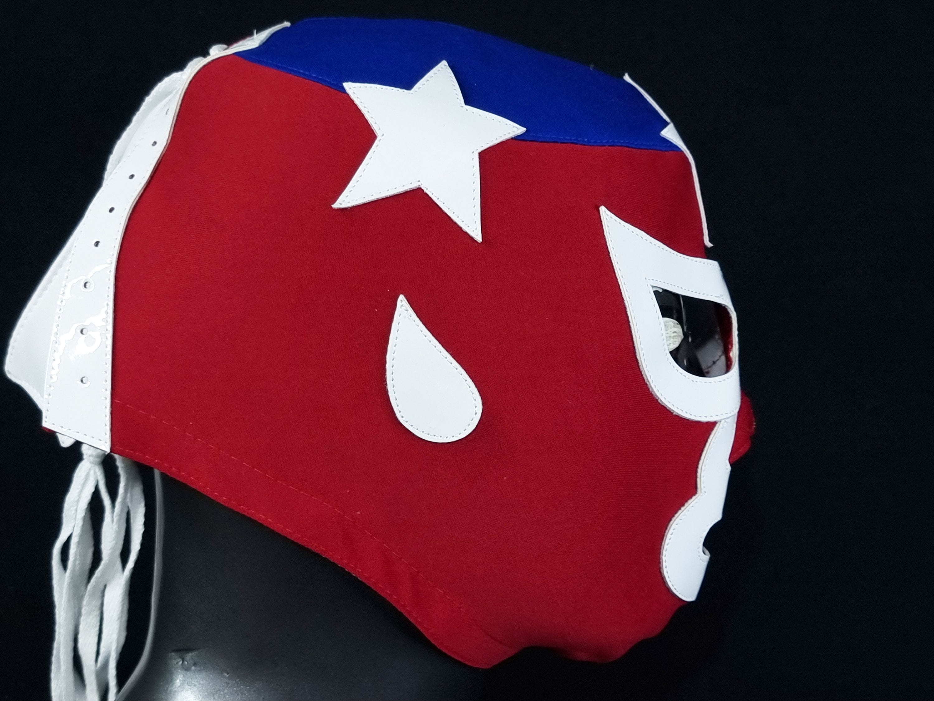 Hand Made PUERTO Ricomask Bars and Stars Wrestling Mask Luchador ...