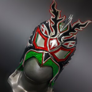 Ultimo Dragon Wrestling Mask Luchador Costume Wrestler Lucha Libre ...