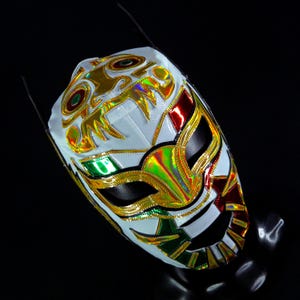 Hand Made AZTECK Wrestling Mask Luchador Costume Wrestler Lucha Libre ...