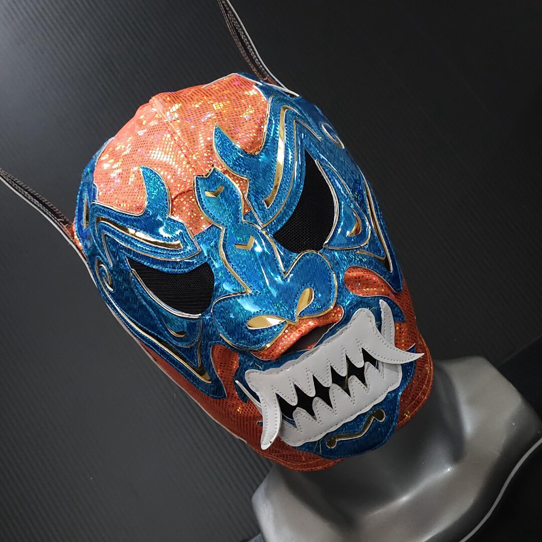 Hand Made DEMON MASK Wrestling Mask Luchador Costume Wrestler Lucha ...