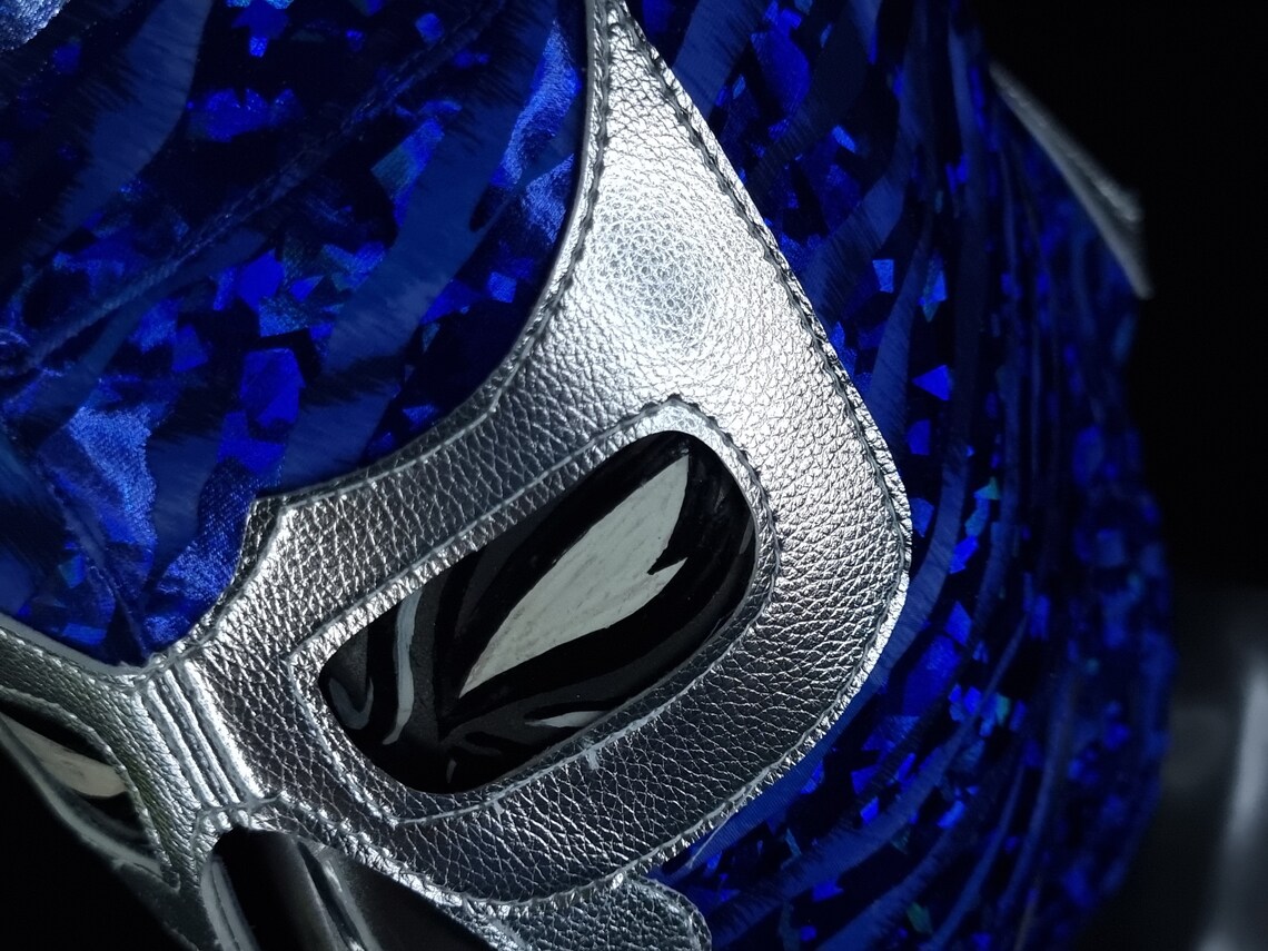 BLUE JAGUAR Wrestling Mask Luchador Costume Wrestler Lucha - Etsy