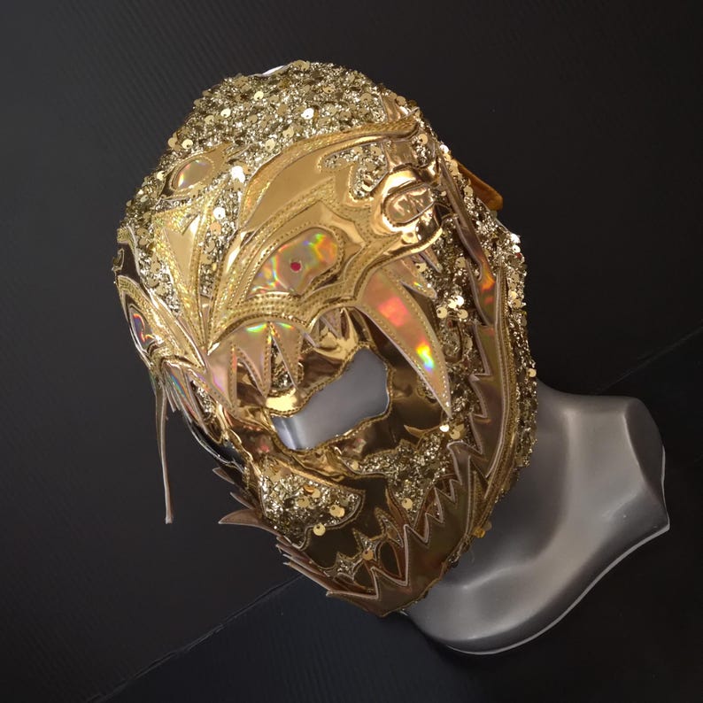 Hand Made Skull Mask Wrestling Mask Luchador Costume Wrestler Lucha ...