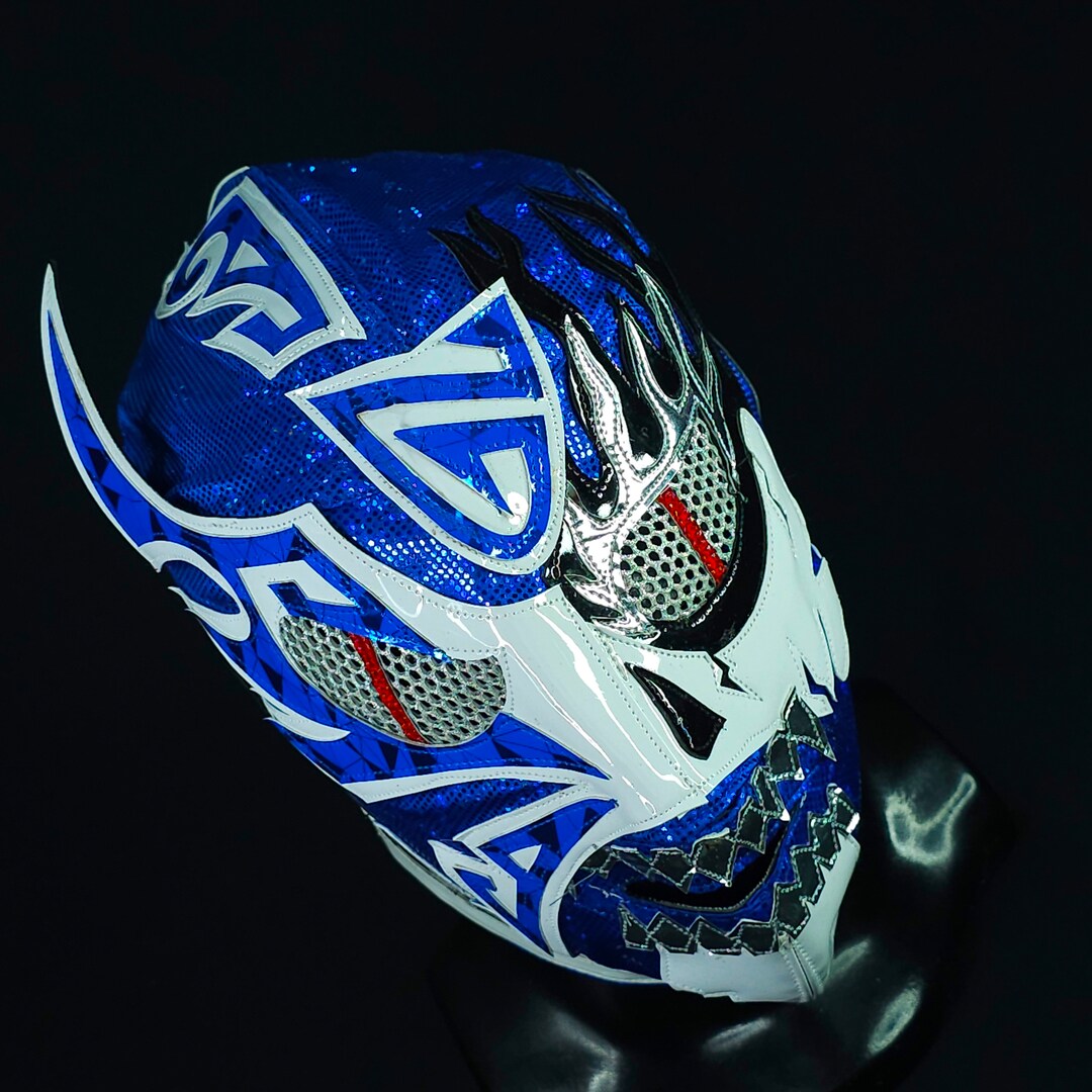 Hand Made WARRIOR MASK Wrestling Mask Luchador Costume Wrestler Lucha ...