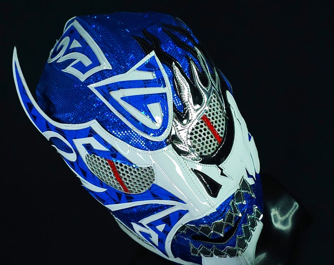 Hand Made WARRIOR MASK Wrestling Mask Luchador Costume Wrestler Lucha ...