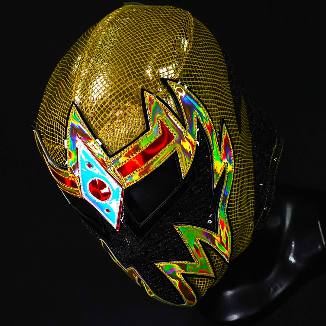 NINJA MASK Wrestling Mask Luchador Costume Wrestler Lucha Libre Mexican ...