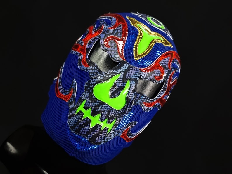 SKULL MASK Wrestling Mask Luchador Costume Wrestler Lucha - Etsy