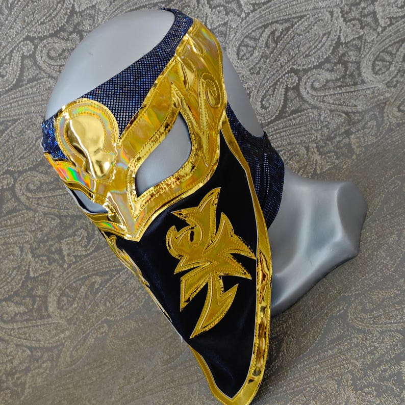 Hand Made BANDIT Wrestling Mask Luchador Costume Wrestler Lucha Libre ...