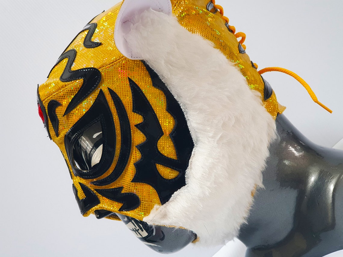 REAL PRO Tiger Mask Wrestling Mask Luchador Costume Wrestler - Etsy