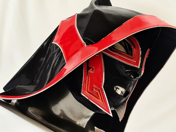 RED HOOD mask wrestling mask luchador costume wrestler lucha | Etsy