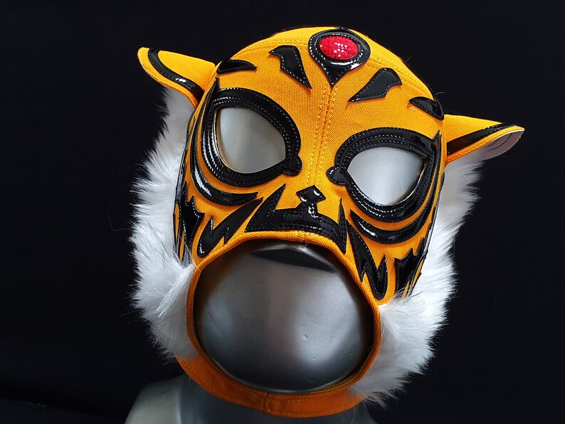 REAL PRO Tiger Mask Wrestling Mask Luchador Costume Wrestler | Etsy