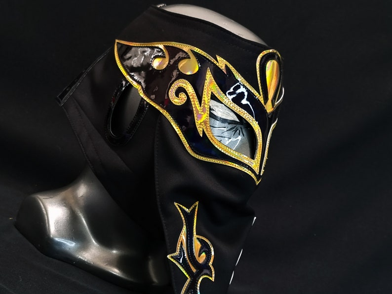 Hand Made BANDIT Wrestling Mask Luchador Costume Wrestler Lucha Libre ...