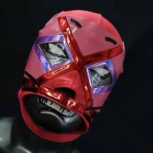 Hand Made PINK Mask Wrestling Mask Luchador Costume Wrestler Lucha ...