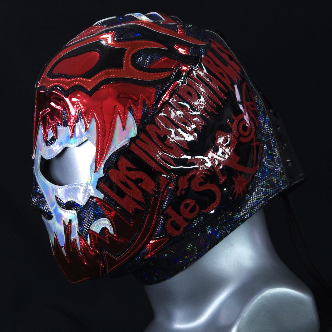Hand Made SKULL Mask Wrestling Mask Luchador Costume Wrestler Lucha ...