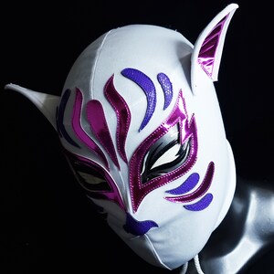 Hand Made CAT Wrestling Mask Luchador Costume Wrestler Lucha Libre ...