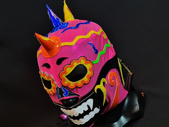 DAY OF DEATH wrestling mask luchador costume wrestler lucha | Etsy