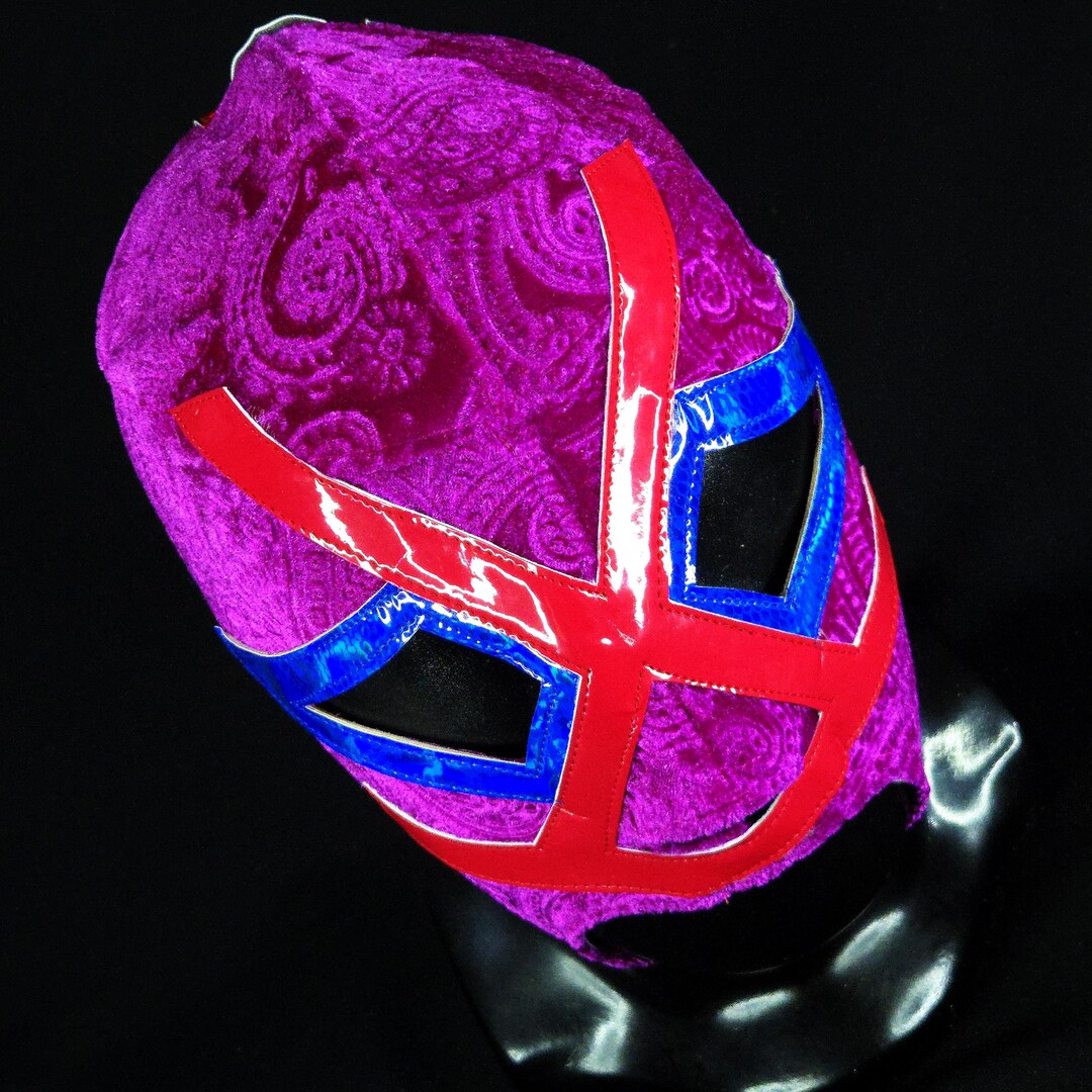 Hand Made VILLAIN MASK Wrestling Mask Luchador Costume Wrestler Lucha ...