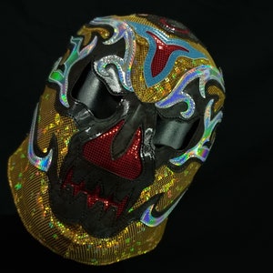SKULL Mask Wrestling Mask Luchador Costume Wrestler Lucha Libre Mexican ...