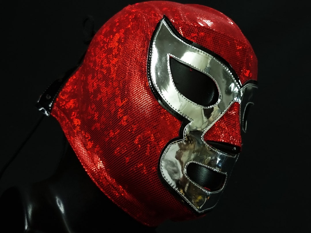 RED DEMON MASK Wrestling Mask Luchador Costume Wrestler Lucha Libre ...