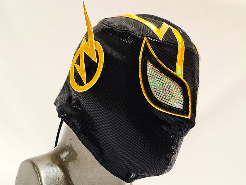 THUNDER Mask Wrestling Mask Luchador Costume Wrestler Lucha - Etsy
