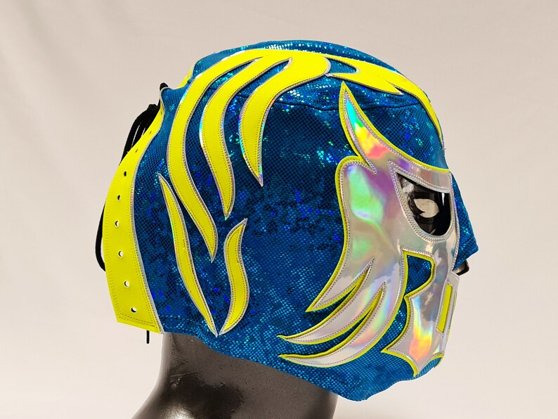 THUNDER Mask Wrestling Mask Luchador Costume Wrestler Lucha - Etsy