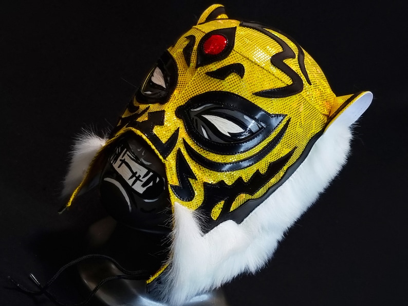 TIGER MASK Wrestling Mask Luchador Costume Wrestler Lucha | Etsy