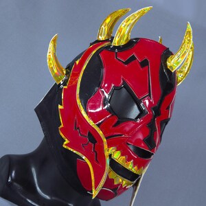 RED LORD MASK Wrestling Mask Luchador Costume Wrestler Lucha Libre ...