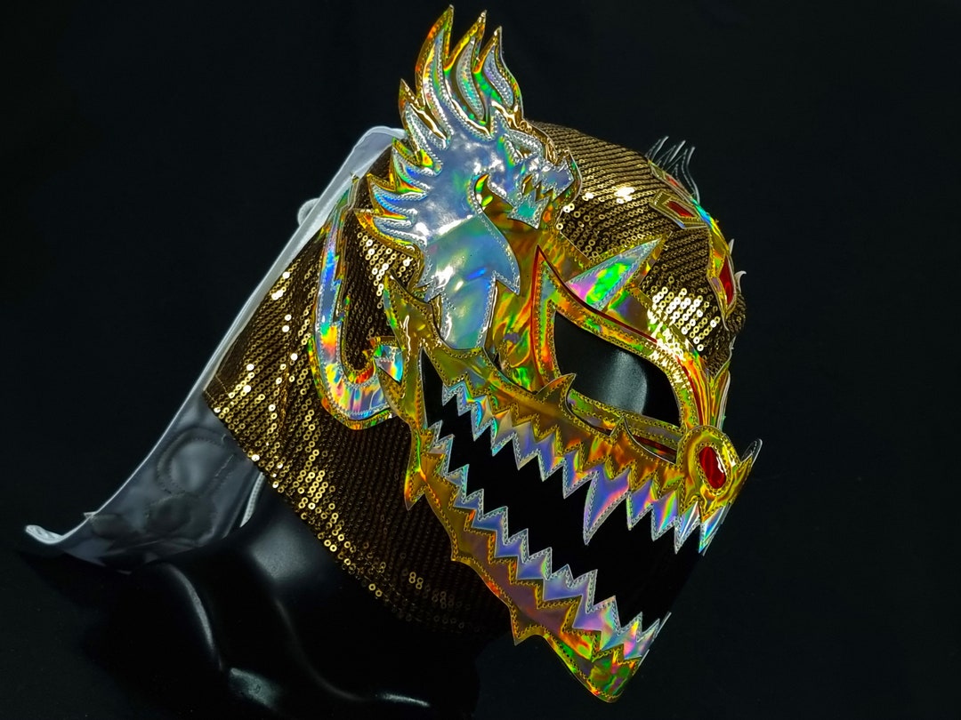 DRAGON MASK Wrestling Mask Luchador Costume Wrestler Lucha - Etsy
