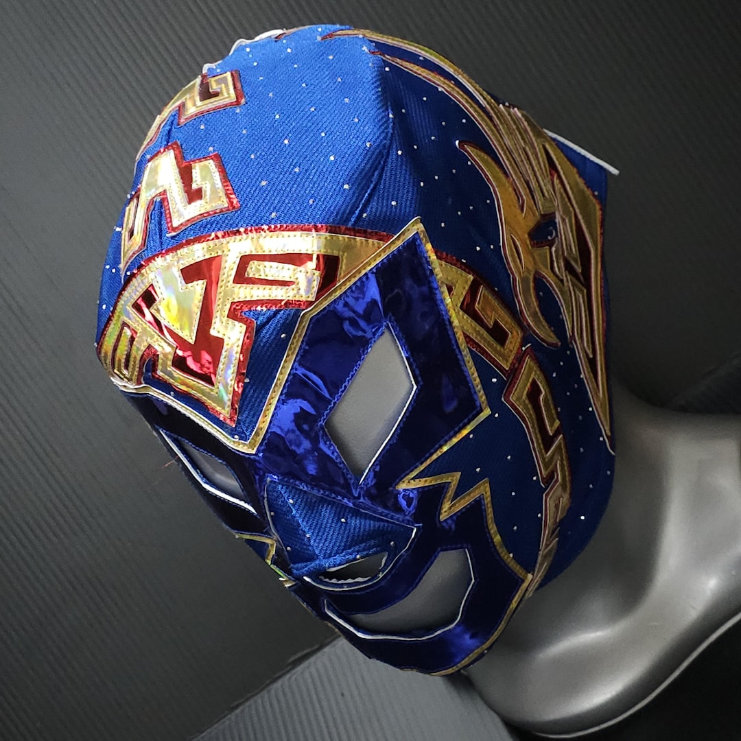 Hand Made Aztek Wrestling Mask Luchador Costume Wrestler Lucha Libre ...