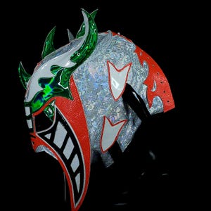 Hand Made Hysteria Mask Wrestling Mask Luchador Costume Wrestler Lucha ...