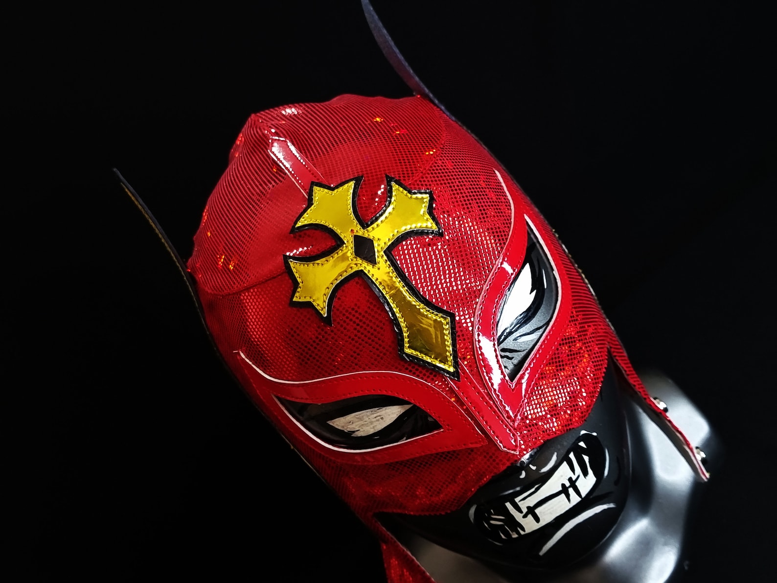 RED LIGHTNING Wrestling Mask Luchador Costume Wrestler Lucha - Etsy