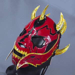 RED LORD MASK Wrestling Mask Luchador Costume Wrestler Lucha Libre ...