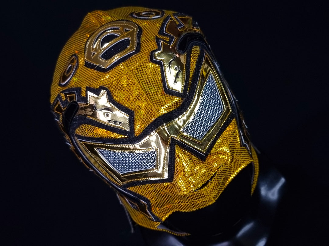 AZTEK MASK Wrestling Mask Luchador Costume Wrestler Lucha Libre Mexican ...