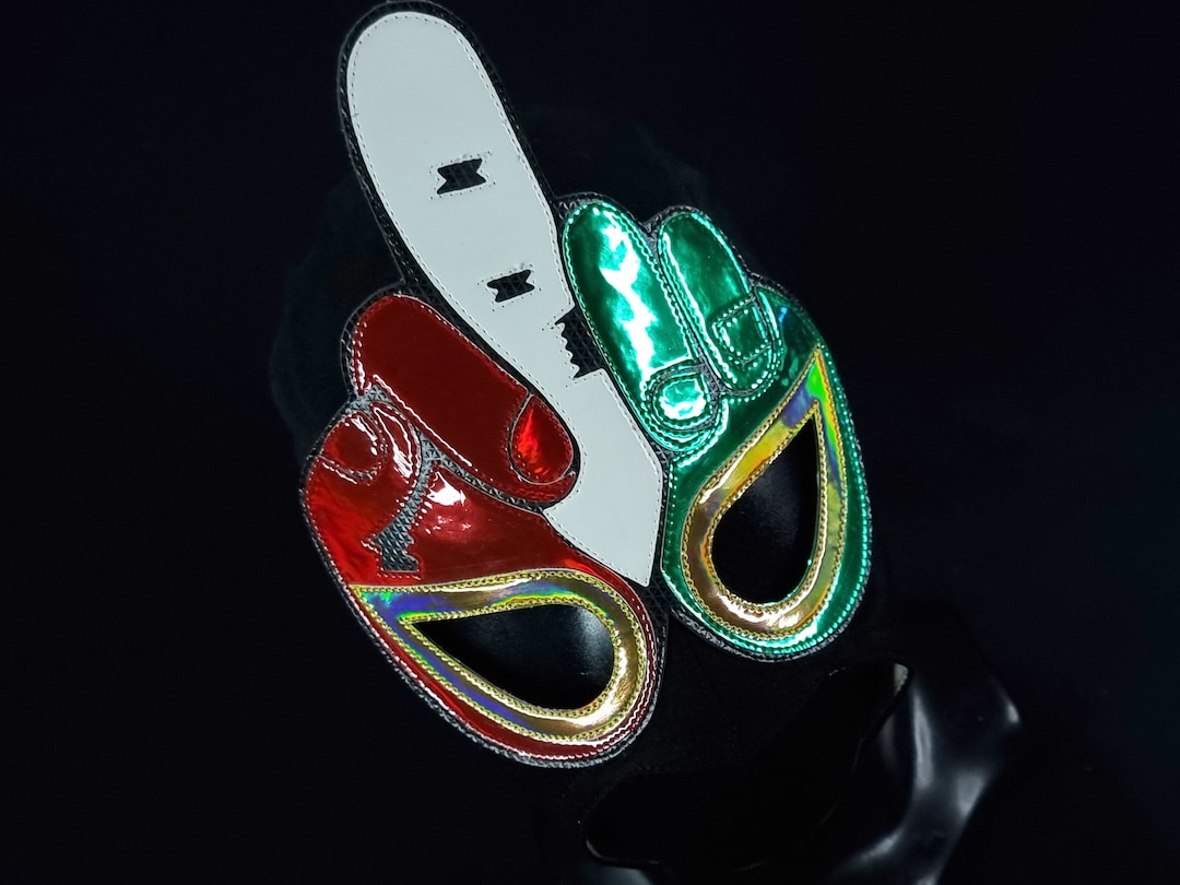 THE FINGER Mask Wrestling Mask Luchador Costume Wrestler Lucha Libre ...