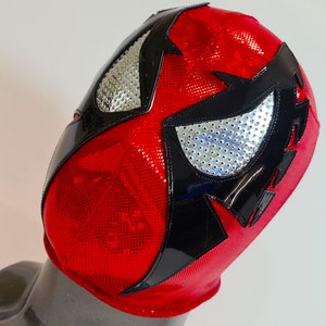 SPIDER Wrestling Mask Luchador Costume Wrestler Lucha Libre Mexican ...