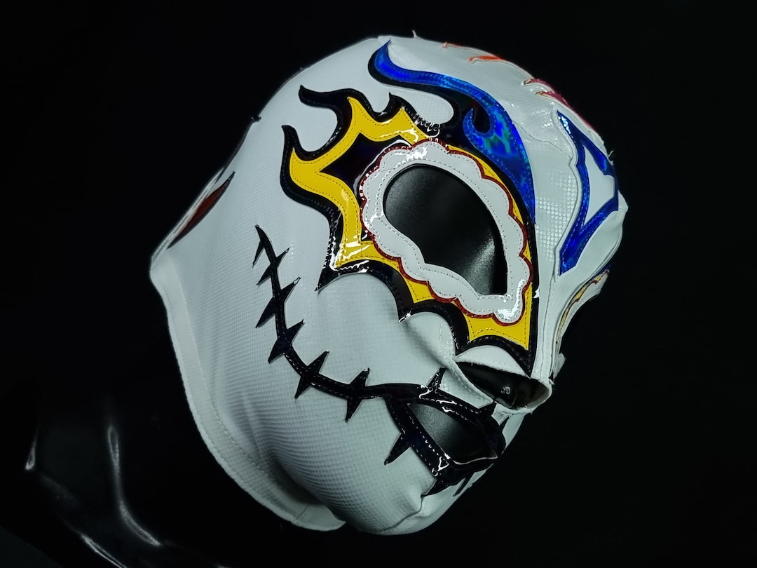 Hand Made TITAN MASK Wrestling Mask Luchador Costume Wrestler Lucha ...