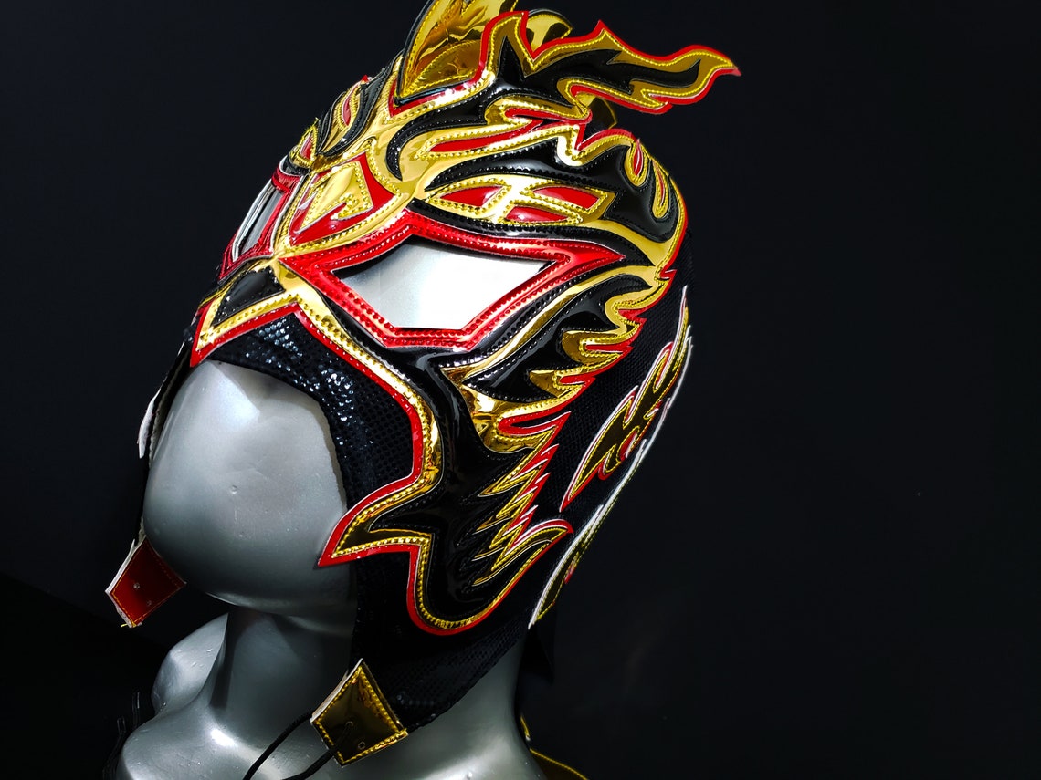 Ultimo Dragon Wrestling Mask Luchador Costume Wrestler Lucha | Etsy