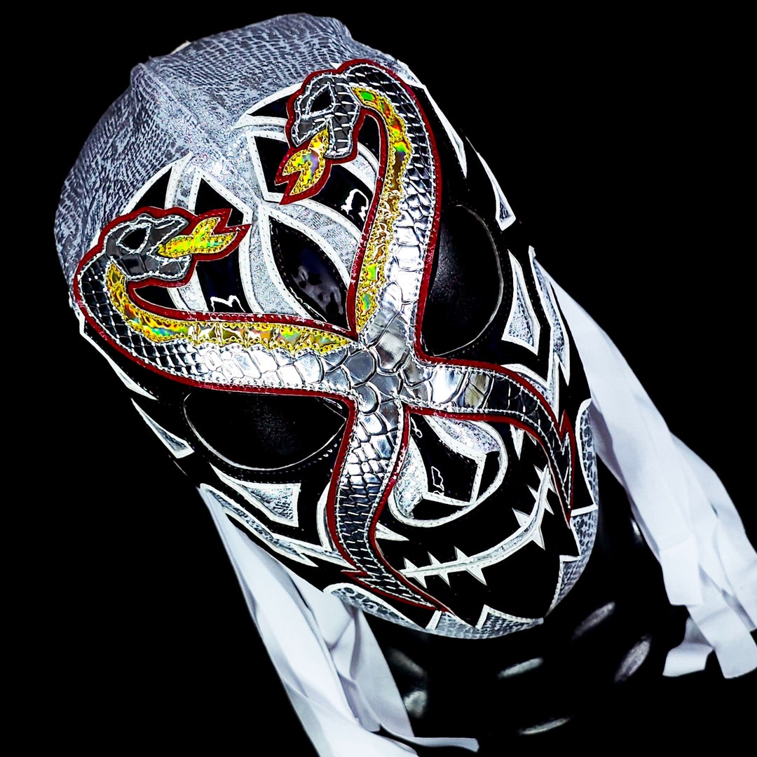 X SNAKES Mask Wrestling Mask Luchador Costume Wrestler Lucha Libre ...