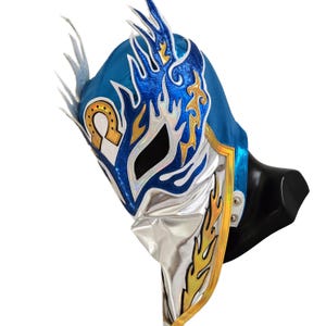 Hand Made BANDIT MASK Wrestling Mask Luchador Costume Wrestler Lucha ...