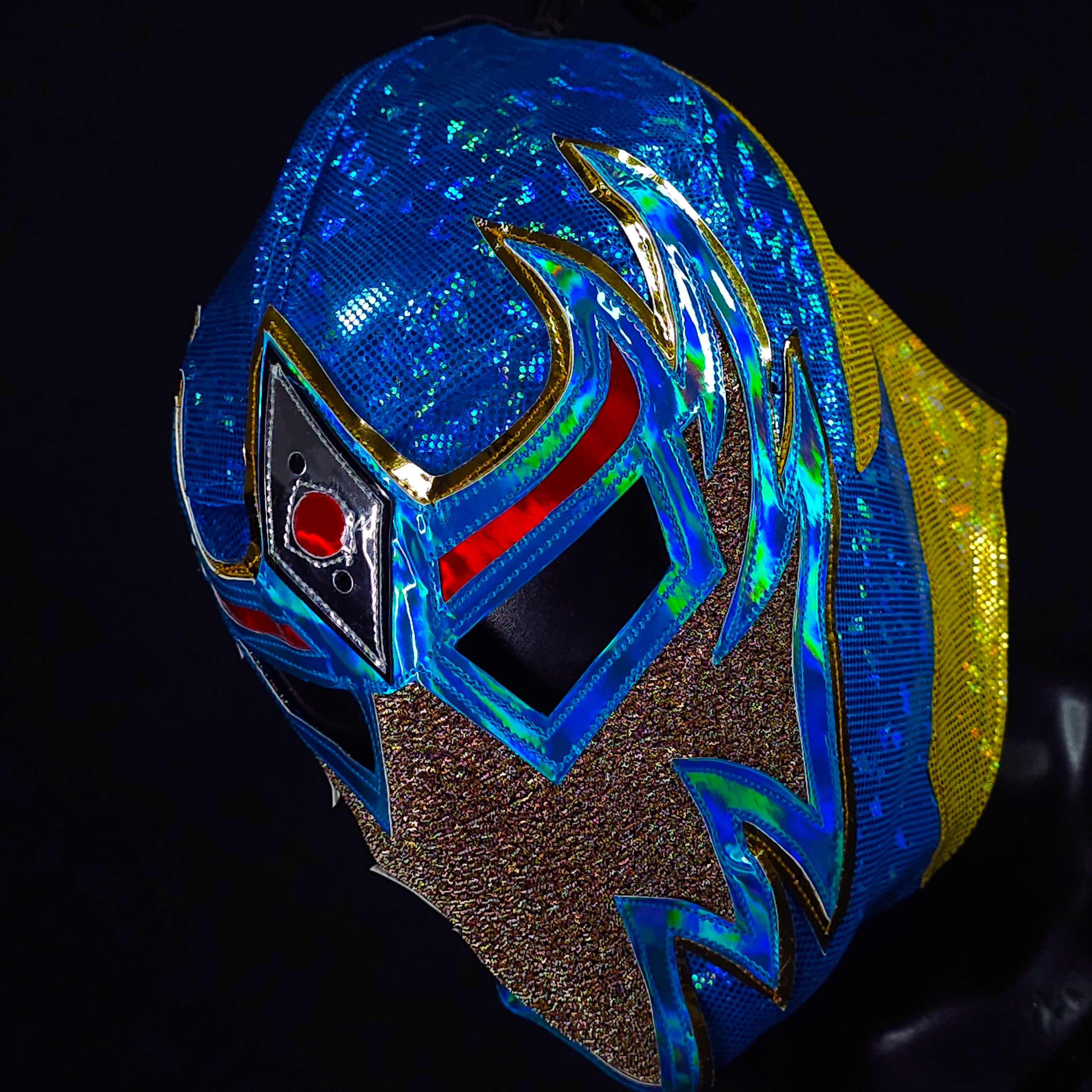 Hand Made NINJA MASK Wrestling Mask Luchador Costume Wrestler Lucha ...